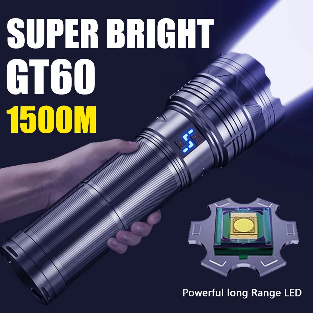 GT60-High-Power-Led-Flashlight-Super-Bright-Long-Range-Type-c ...