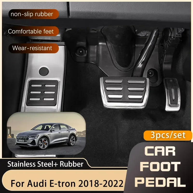 Car-Foot-Pedals-For-Audi-E-tron-2018-2019-2020-2021-2022-Fuel-Brake ...