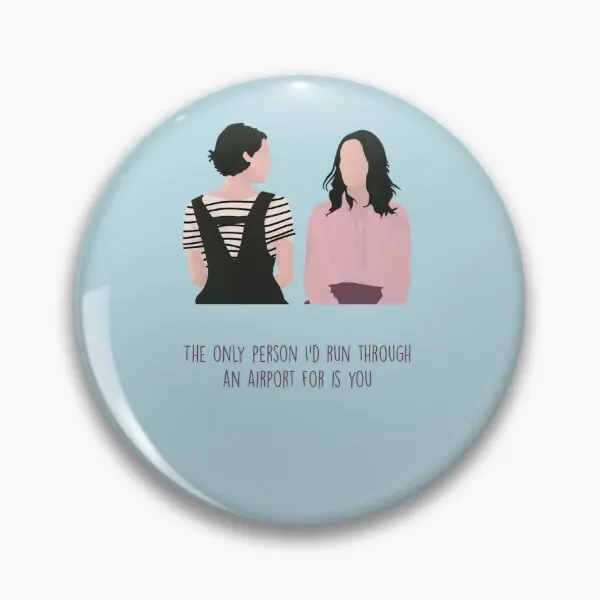 Fleabag Soft Button Pin Lapel Pin Women Collar Clothes Brooch Hat Decor ...