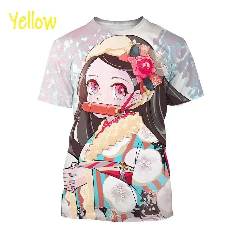 Summer-New-3D-Printed-Personality-Anime-Printed-T-shirt-Fashion-Demon ...