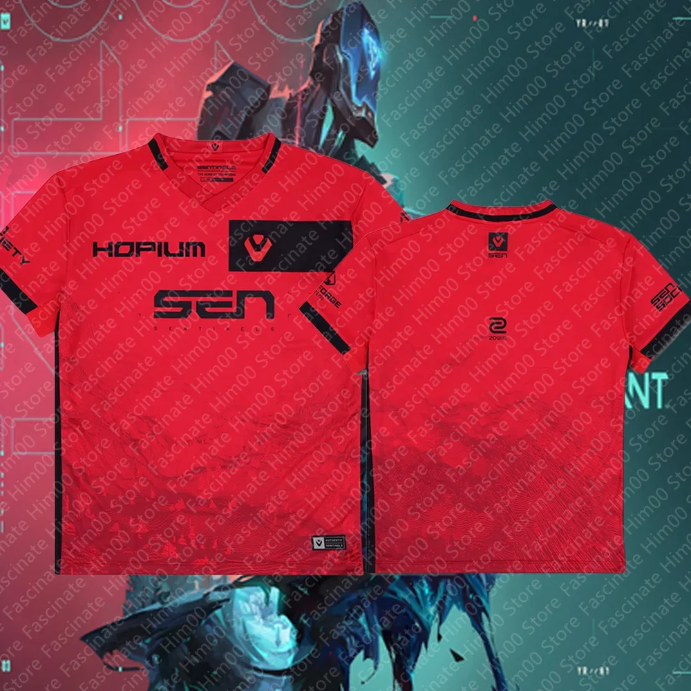 2024-Valorant-Sentinels-Esports-Professional-Short-Sleeve-T-Shirt-Men-s ...