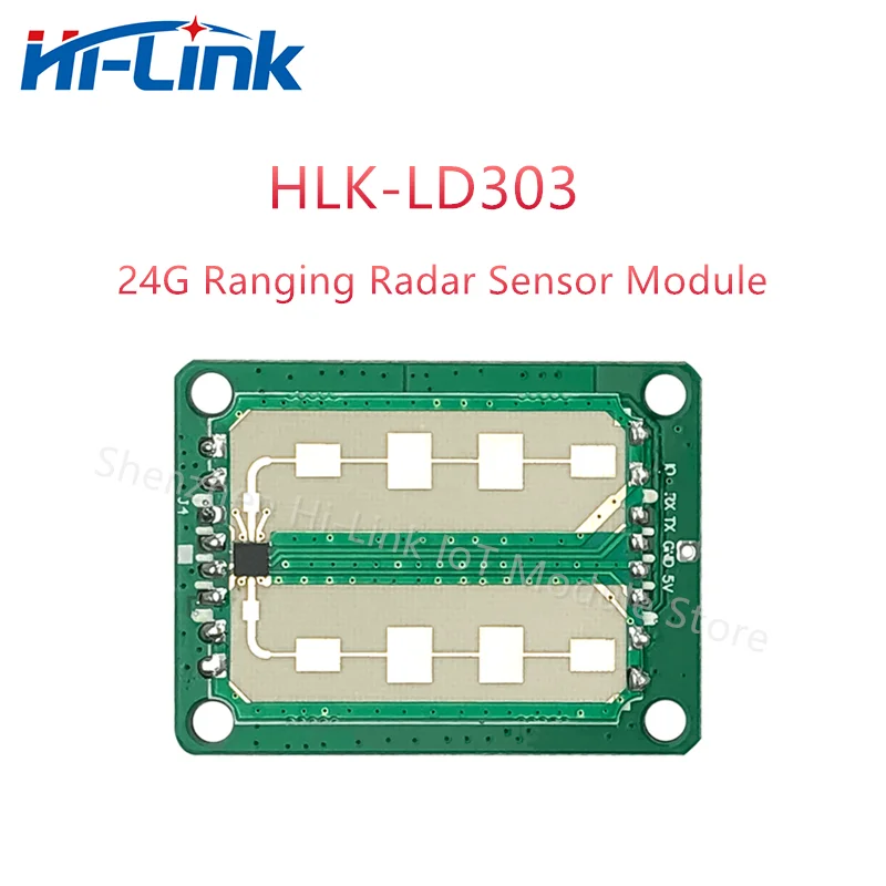 Free Shipping Hi-Link 24GHz HLK-LD303-24G Millimeter MM Wave Ranging Range Radar Sensor Module ...