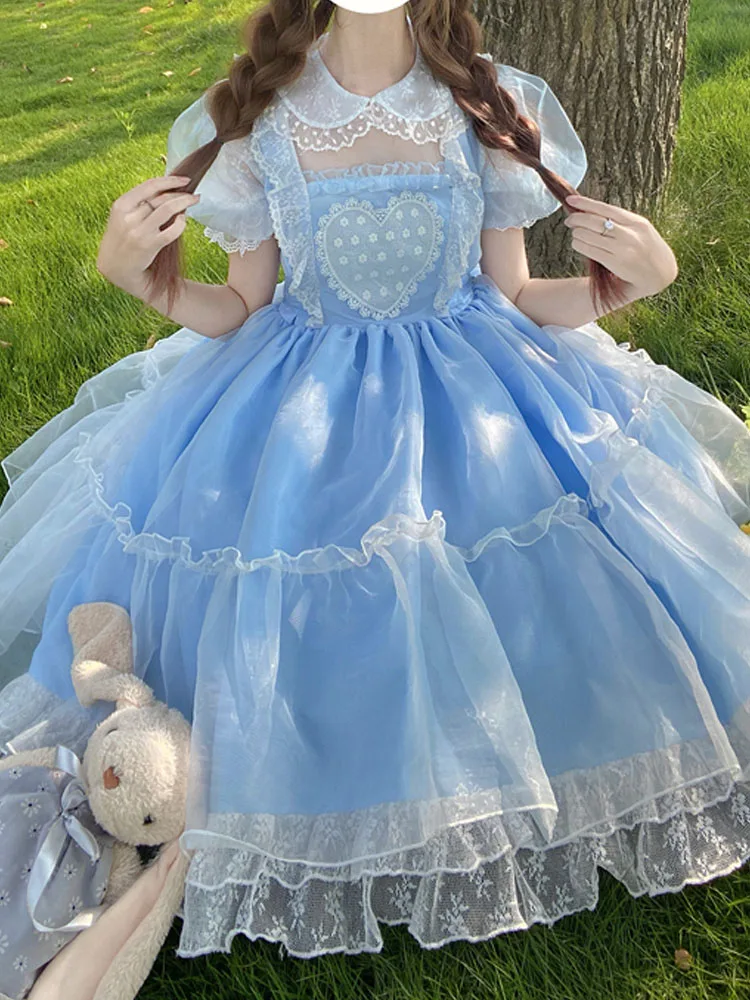 KIMOKOKM-Spring-Summer-Girly-Lolita-Style-Japanese-Organza-Dress ...