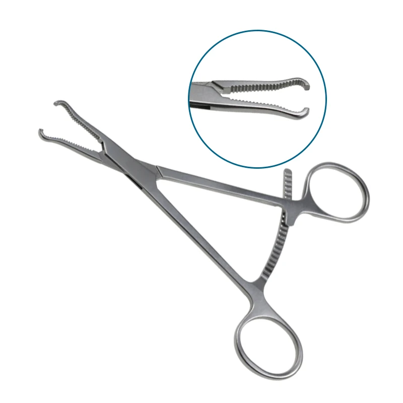 Orthopedic Small Serrated Bone Holding Forceps Stainless Steel ...