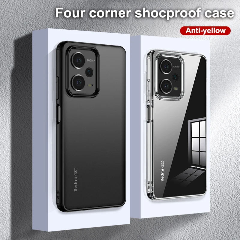 for Xiaomi Redmi Note 12 Pro Speed Plus 11T Case Crystal Armor ...