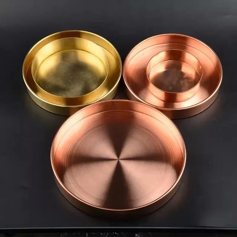 Buddhism Altars Copper Manza Plate ,Tantra Polishing Brass Fruit Dish ...