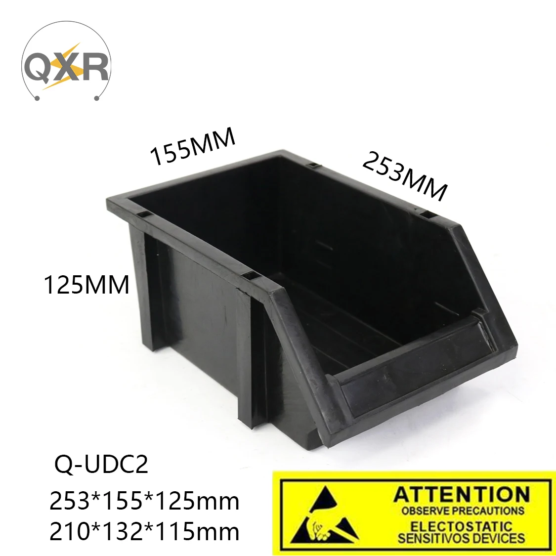 Q-UDC2-ESD-Stackable-Bins-Workspace-Storage-Solution-Anti-Static-Boxes ...