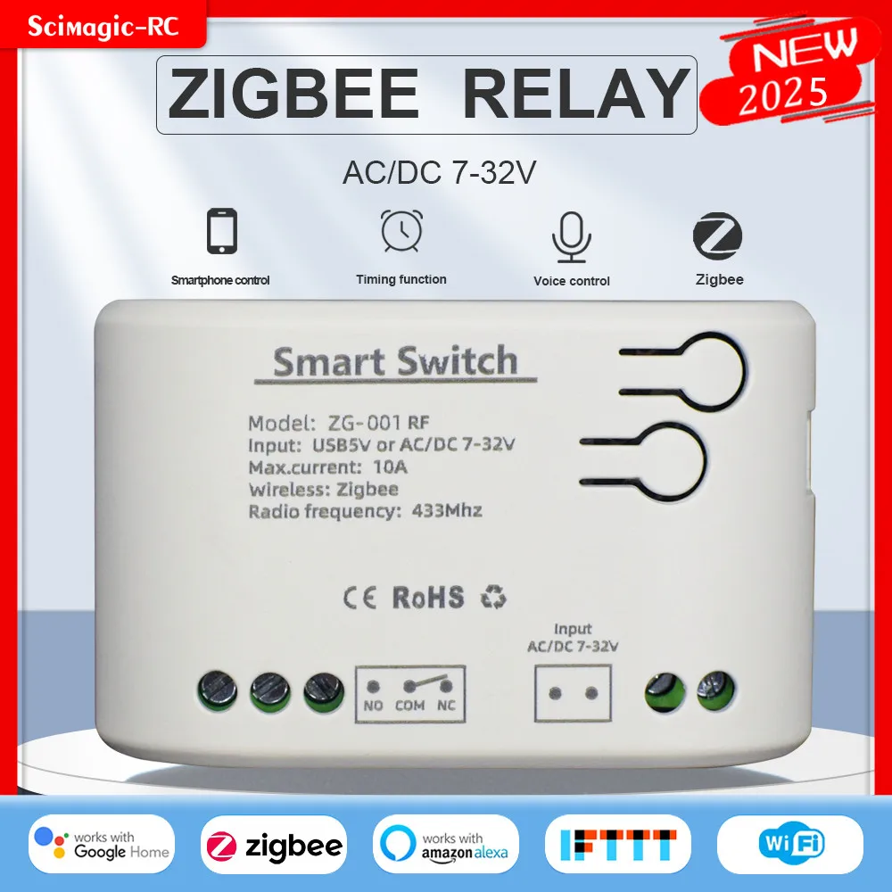 1CH-Zigbee-Smart-Garage-Door-Opener-Remote-Control-Automation-Switch ...