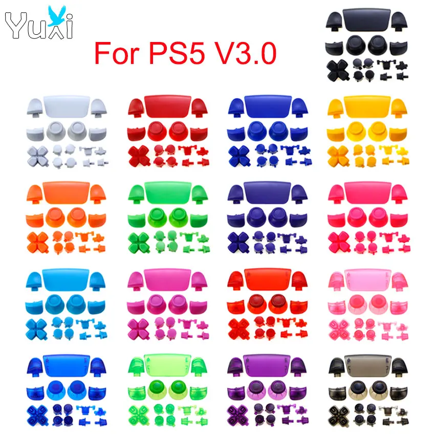 YuXi-Full-Set-Buttons-Kit-L1-R1-L2-R2-Trigger-D-pad-Function-Keys ...