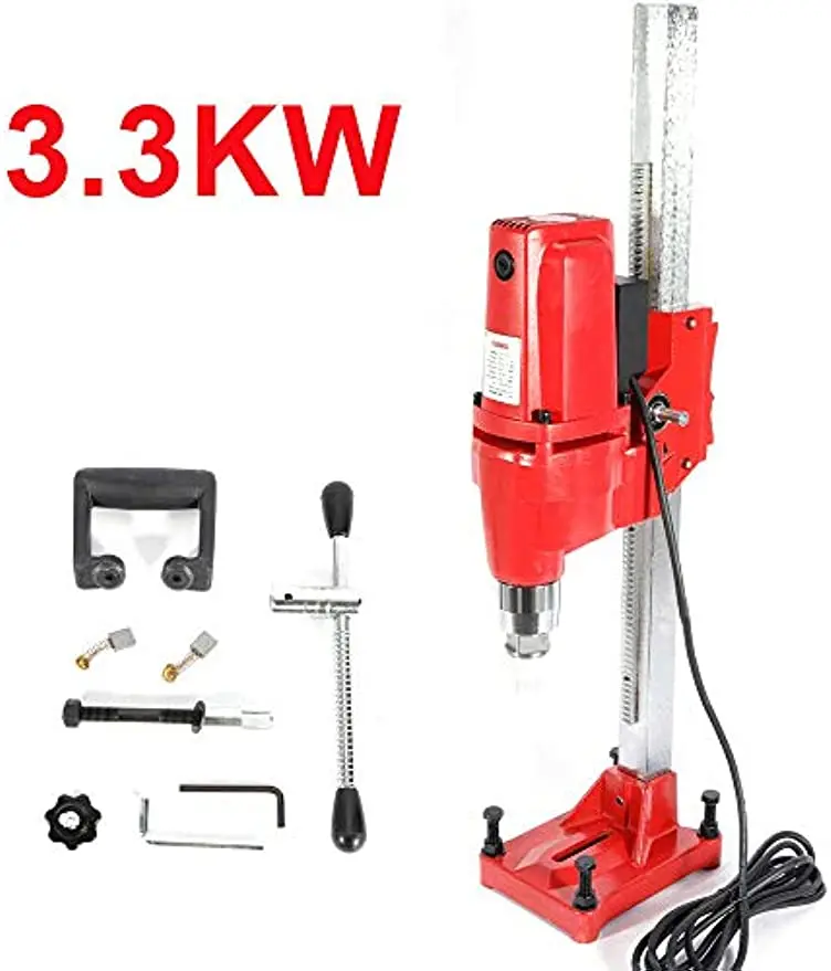 6-5-3300W-Diamond-Core-Drill-Rig-Press-Concrete-Wet-Dry-Drilling-Stand ...