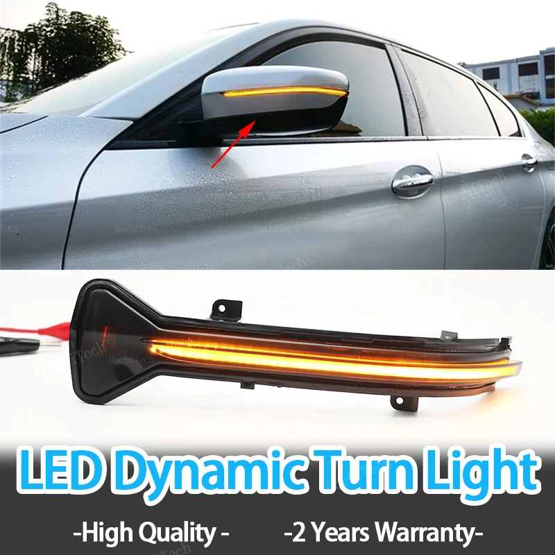 2PCS LED Dynamic Turn Signal Light Mirror Indicator Blinker Lamp for ...