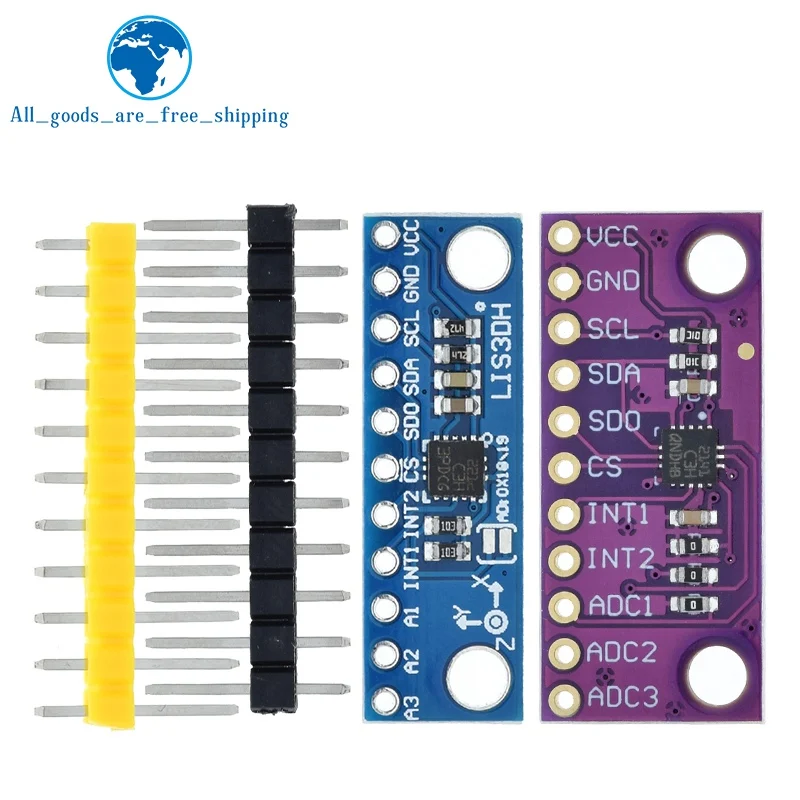 M-dulo-de-aceler-metro-triaxial-para-Arduino-TZT-LIS3DSH-LIS3DH-alta ...