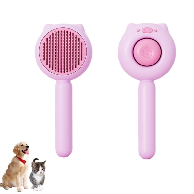 Pet-Comb-One-Key-Hair-Removal-Cleaning-Brush-Magic-Massage-Grooming ...