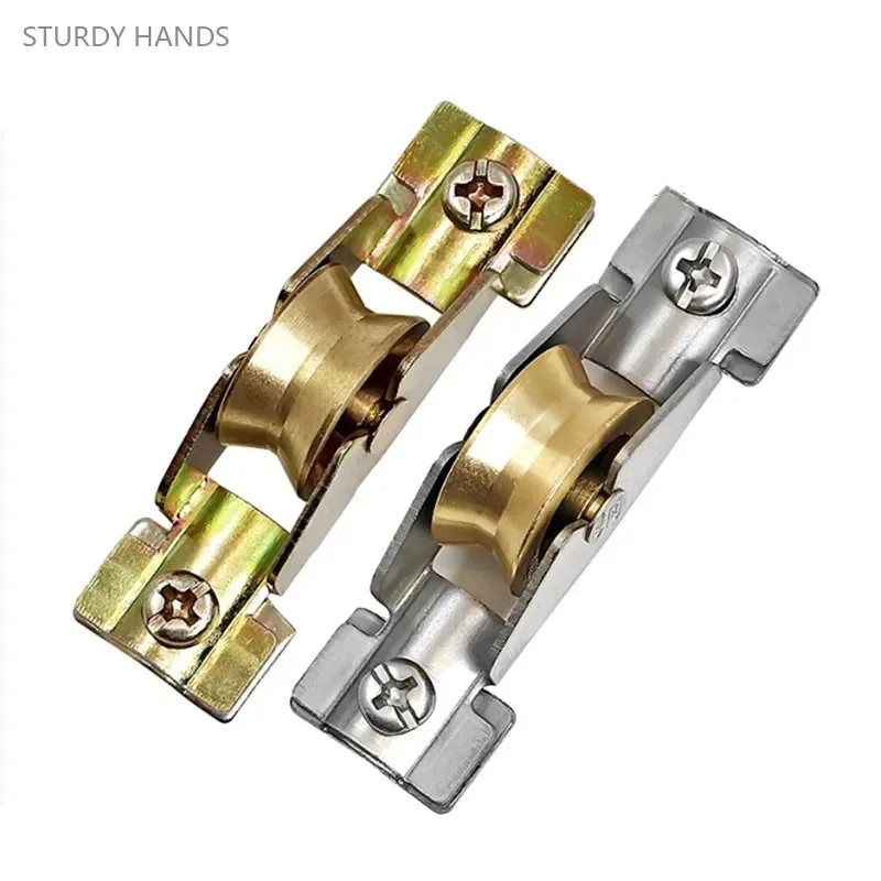 8pcs Aluminum Alloy Door and Window Track Pulley Sliding Door Slide ...