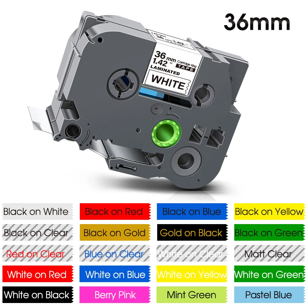 Brother P Touch Label Maker Ribbon | Brother Tze Tape Compatible - 1pcs ...