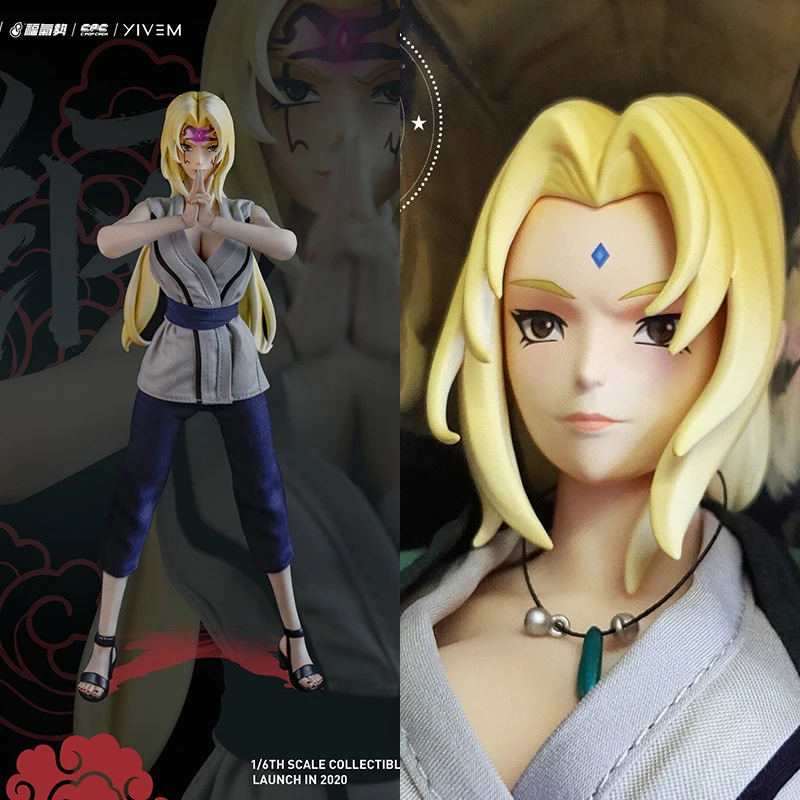 Collectible MOZ STUDIO 1/6 Scale Five Generations Tsunade 12'' Anime ...