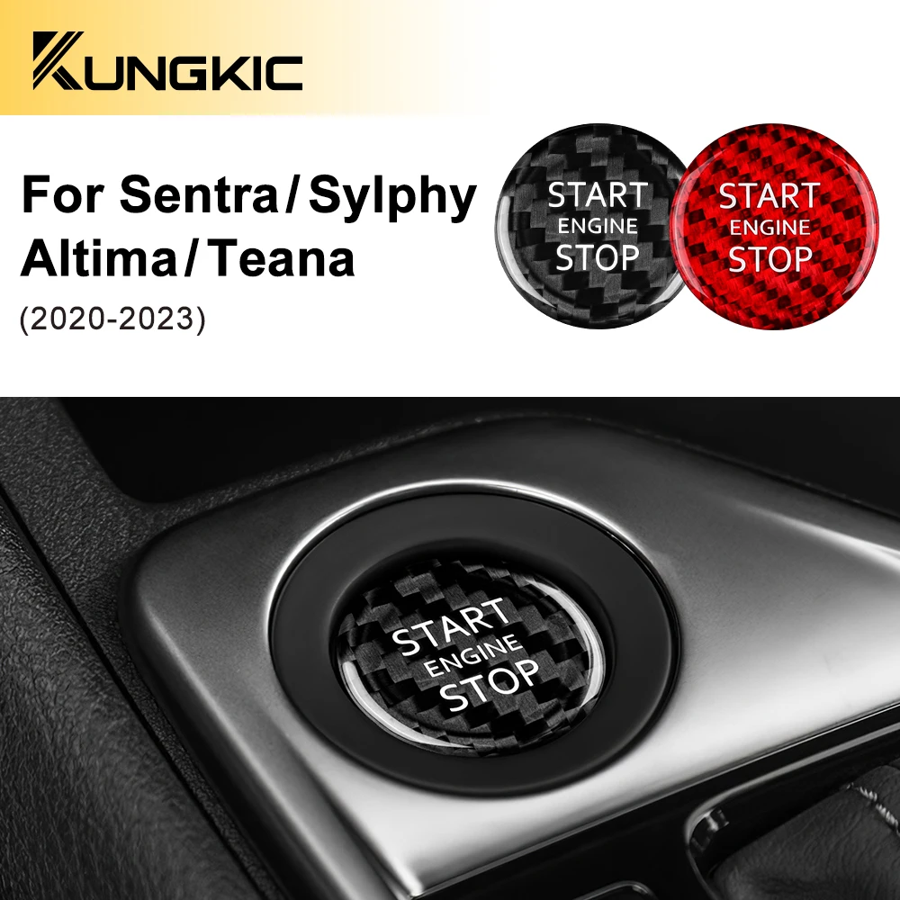 Start-Engine-Stop-Button-Sticker-for-Nissan-Sylphy-Sentra-Altima-Teana ...