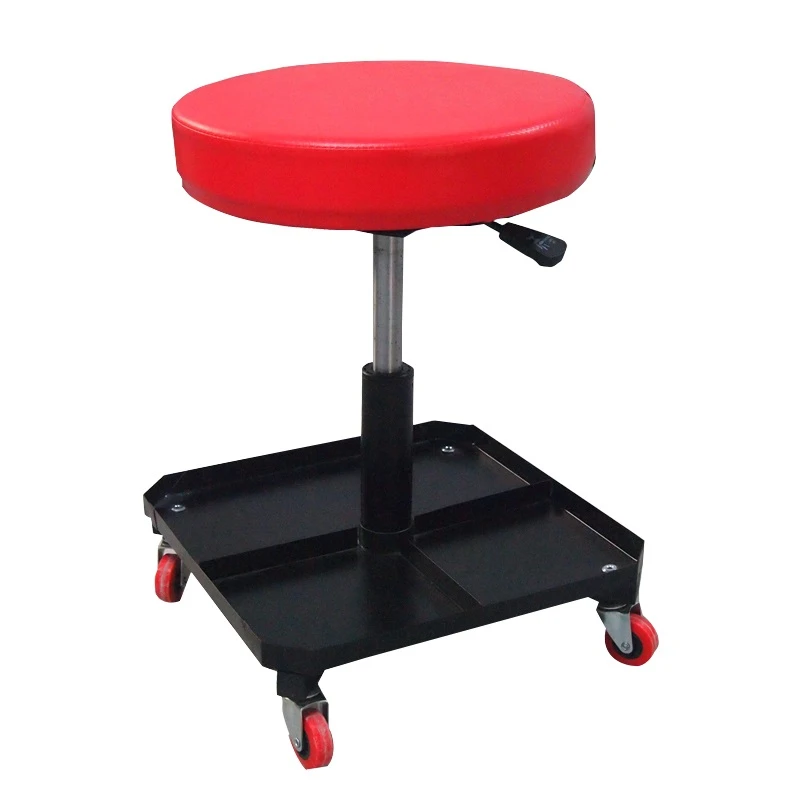 150kg Adjustable Garage Stool With Tool Disk, Automobile Repair And ...