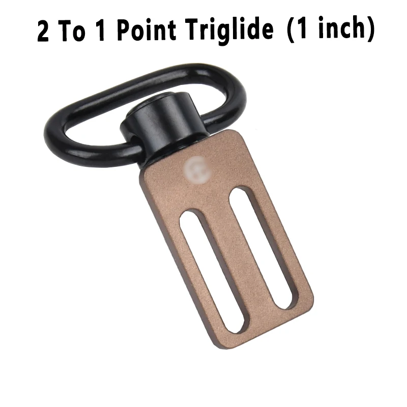 Tactical QD Sling Adapter 2 To 1 Point Triglide Mount Swing Swivels ...