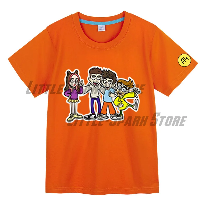 Cartoon A4 Lamba Риви Boy Girl Short Sleeve T Shirts 100% Cotton A4 ...