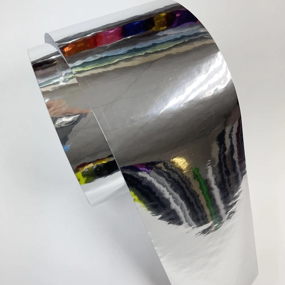 10cm Width Gloss Chrome Mirror Silver Vinyl Wrap Sticker Decal Film ...