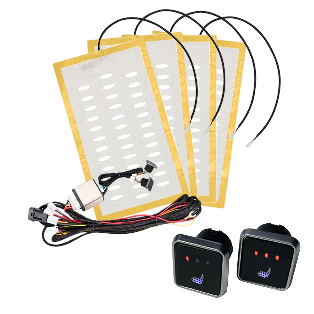 Car-Seat-Heater-Carbon-Fiber-Heated-Pads-3-Levels-Square-Control-Switch ...