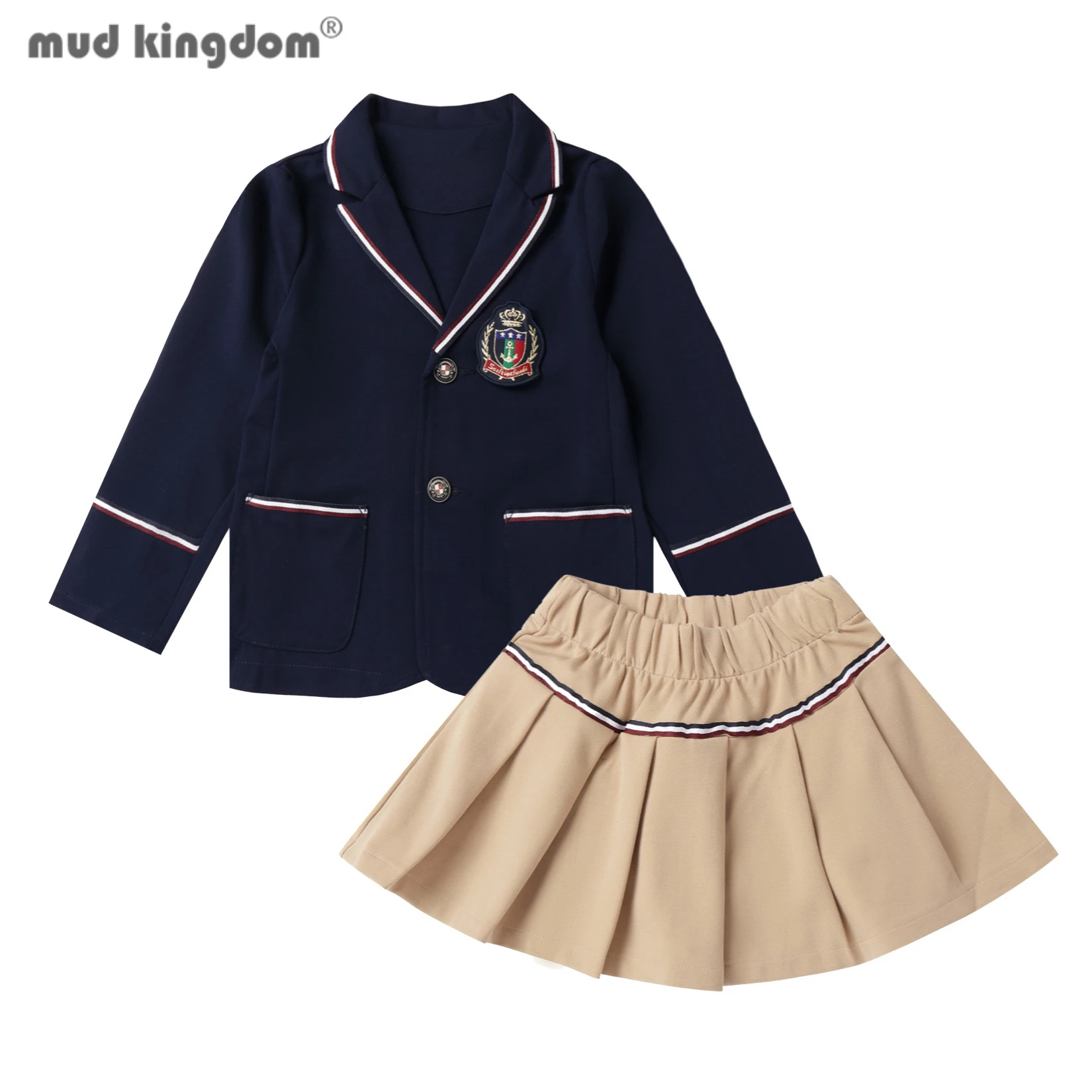 Mudkingdom-3Pcs-Girls-Uniform-Set-with-Tie-Preppy-Cardigan-Jacket-and ...