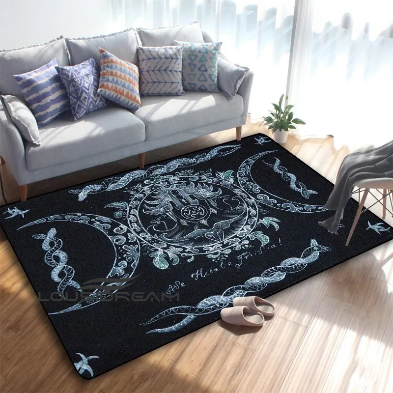 Altar-Tarot-Card-Magic-The-Gathering-Moon-Wicca-Satanic-Area-Rug-Goth ...