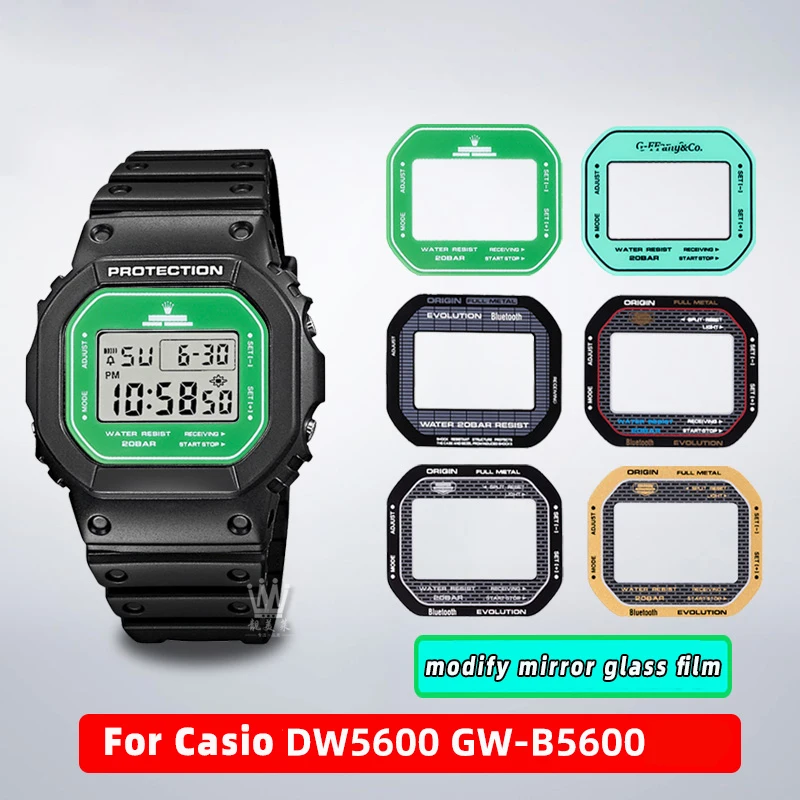 Special-Mirror-glass-film-for-Casio-DW-5600-GM-5600-GW-B5600-watch ...