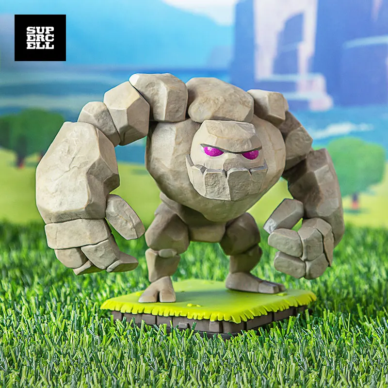 Supercell Clash Of Clans Golen Stoneman Clash Victory Series Figure ...