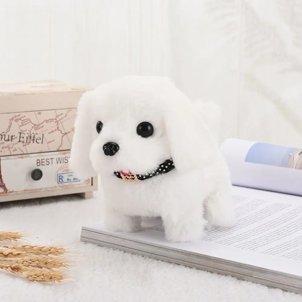 Walk Bark Nod Wag Tail Simulation Electric Dog Plush Electric Puppy ...