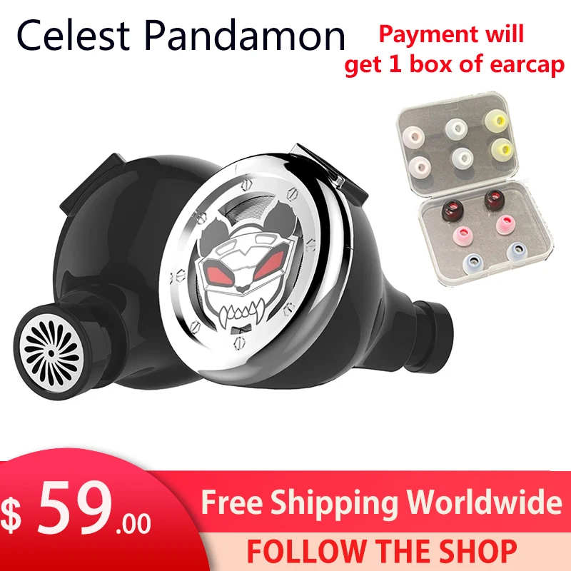 Celest Pandamon 10mm SPD Square Planar Driver In Ear Monitor Earphone 3 ...