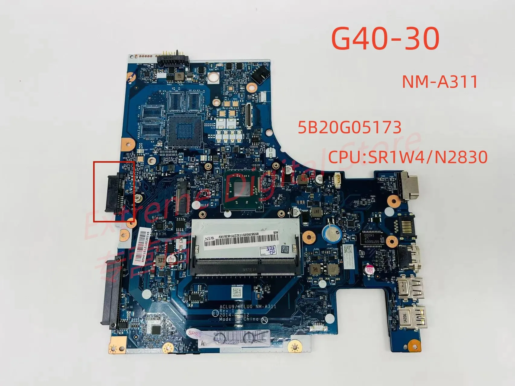 NM-A311 motherboard is applicable For Lenovo laptop G40-30 CPU N2830 ...