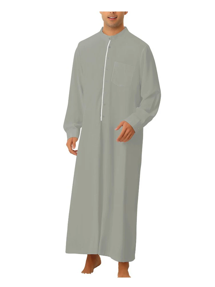 Islam Muslim Men Clothing Jubba Thobe Abaya Homme Musulman Caftan ...