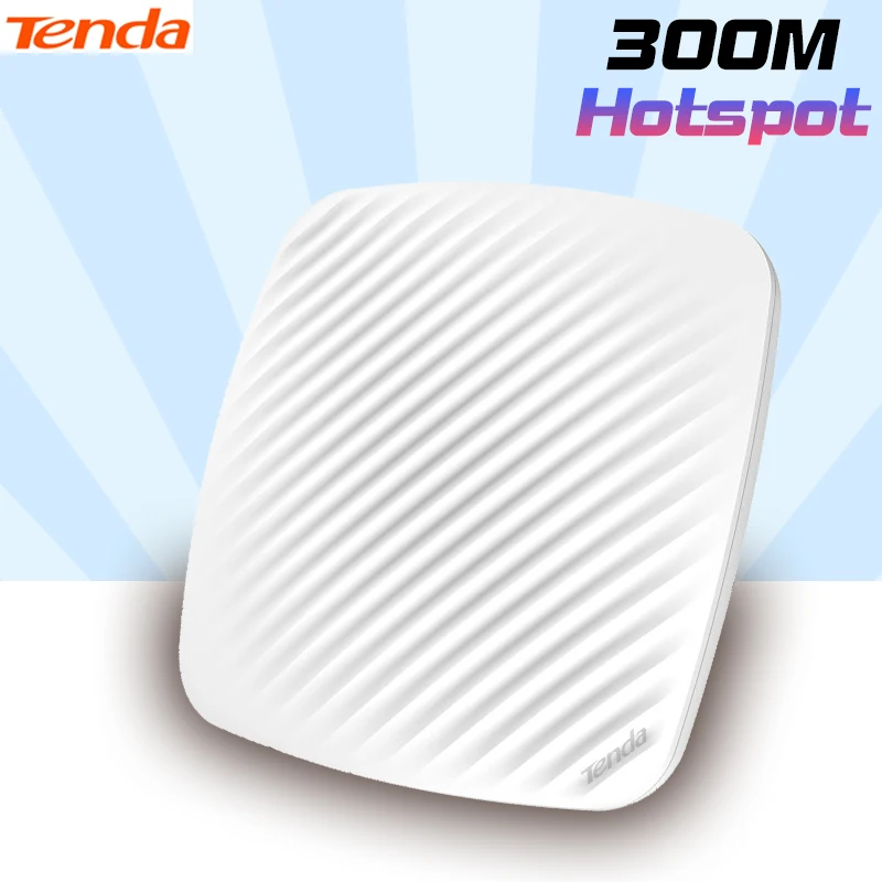 Tenda I9 Ceiling AP WIFI Router 300Mbps Wi-Fi Extender Ceiling-mounted POE Adapter Wireless ...