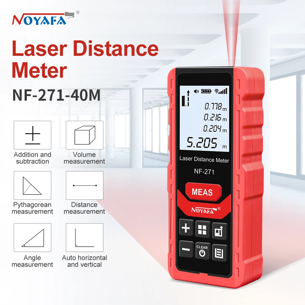 Noyafa-Laser-Rangefinder-40-50-80M-Laser-Distance-Meter-Digital ...