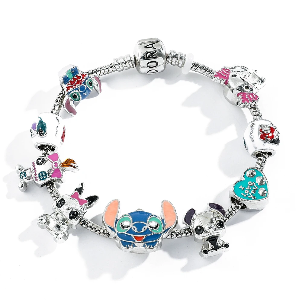 Disney-pulsera-de-Lilo-y-Stitch-para-mujer-y-ni-a-cadena-de-mano-con ...