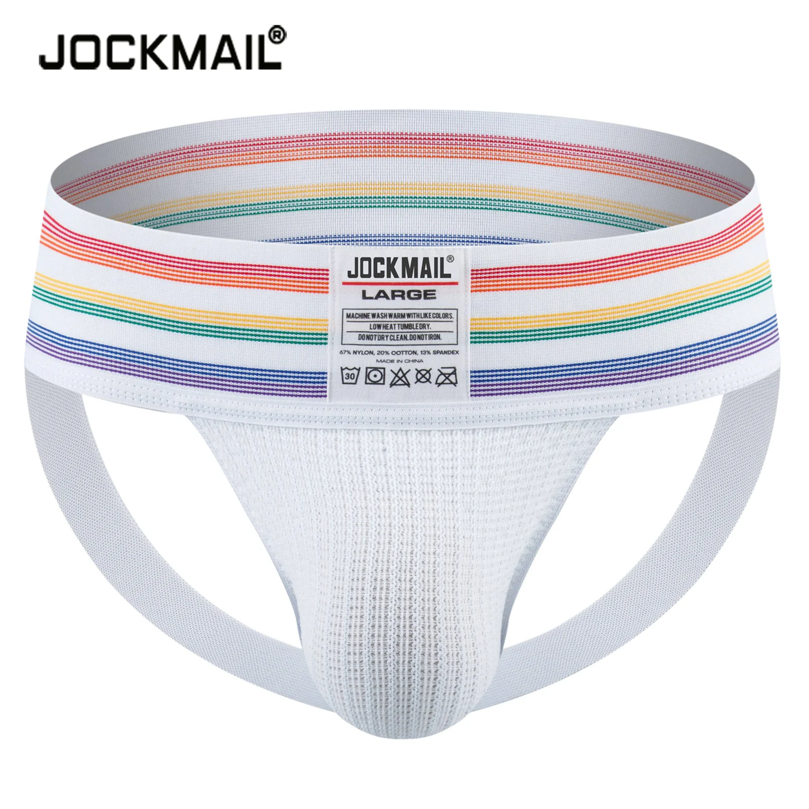 Jockmail-Mens-Athletic-Supporter-Jockstrap-With-3-Inch-Wide-Waistband-Gym-Workout-Jock-Strap ...