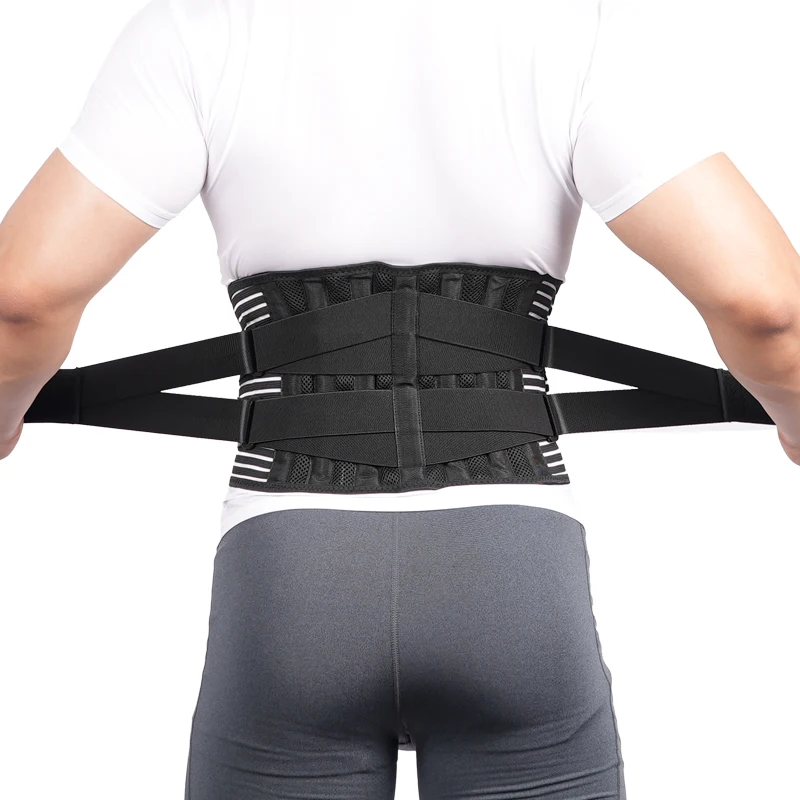AOLIKES-Lower-Back-Brace-with-6-Stays-Anti-skid-Orthopedic-lumbar ...
