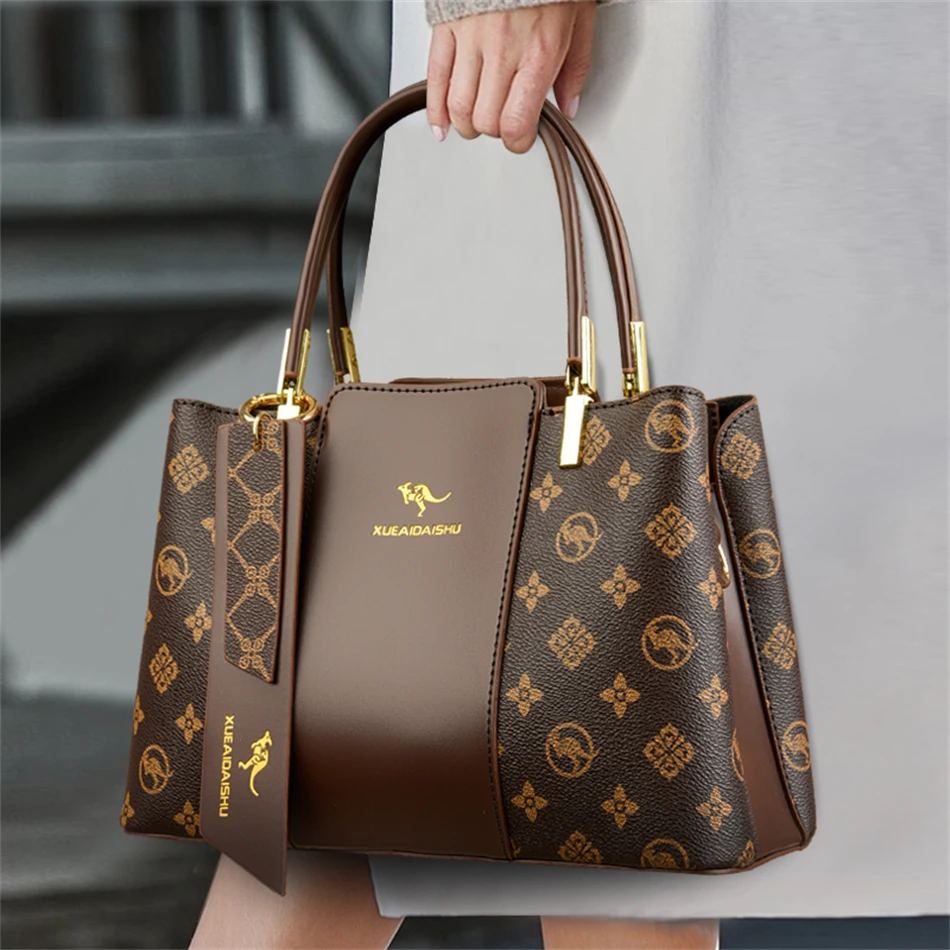 Bolso-de-mano-de-cuero-suave-con-estampado-de-moda-para-mujer-bandolera ...