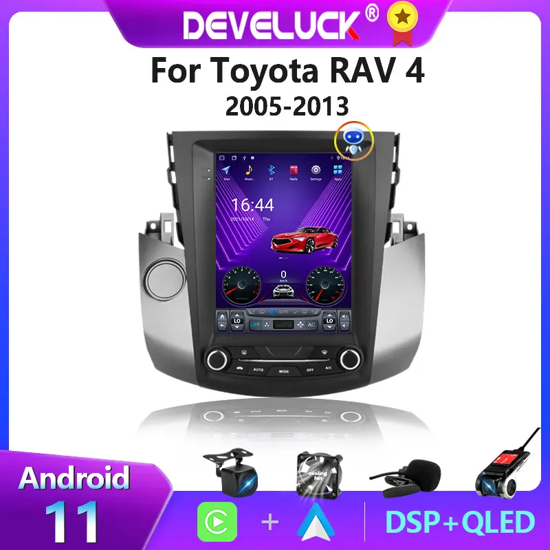 2-Din-Android-11-Car-Radio-For-Toyota-RAV4-RAV-4-2005-2013-9-7 ...