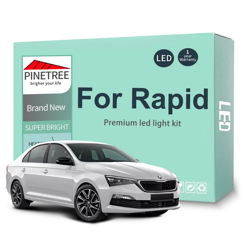 10Pcs Led Interior Light Kit For Skoda Rapid 2020 2021 2022 LED Bulbs ...