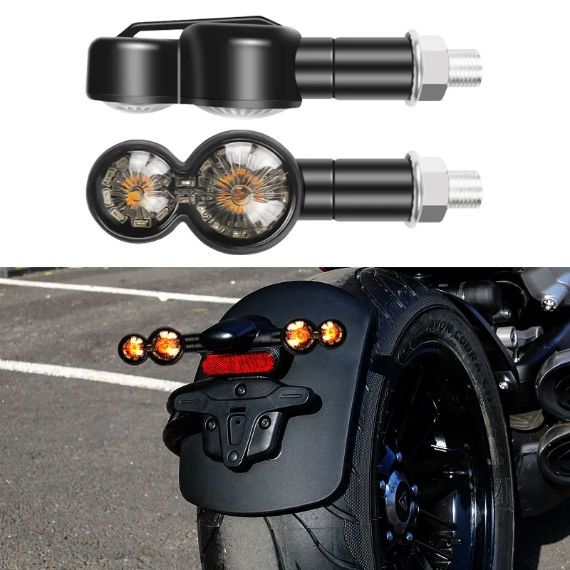 Motorcycle-Retro-Signal-Light-Turn-Signal-LED-Highlight-Water-Turn ...