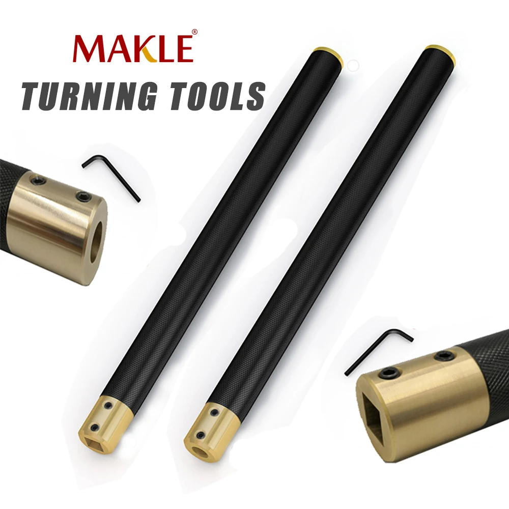 MAKLE Wood Turning Tools Knife Handle Aluminum Alloy for Lathe Turning ...