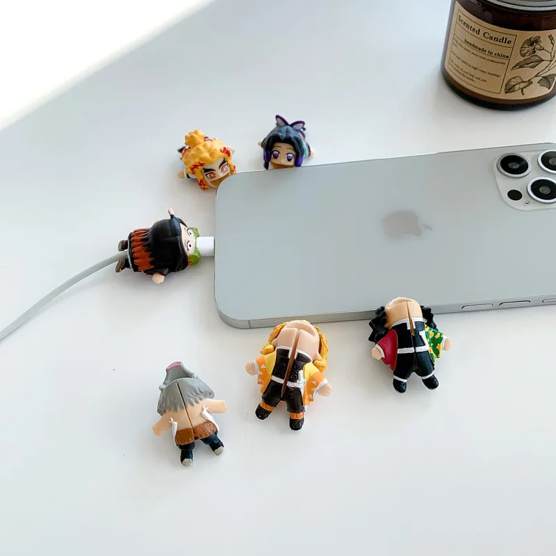 Cargador de Cable Protector de dibujos animados Demon Slayer ...