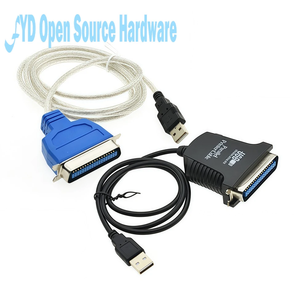 USB 2.0 to 36 Pin Parallel IEEE 1284 Printer Cable Adapter Lead ...