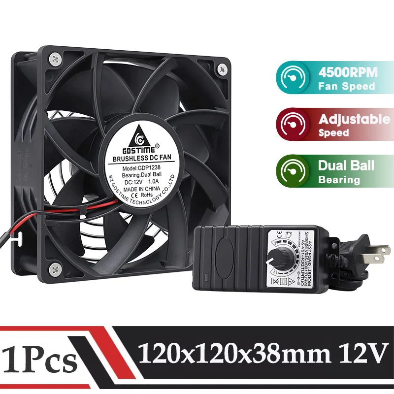 GDSTIME-120MM-Violent-Booster-Fan-4500-RPM-High-Speed-Large-Air-Volume ...