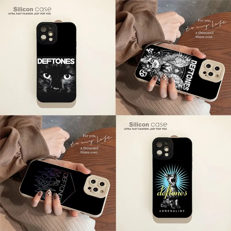 Black Cat Deftones Phone Case For IPhone 14 13 11 12 Pro Max Mini X XR ...