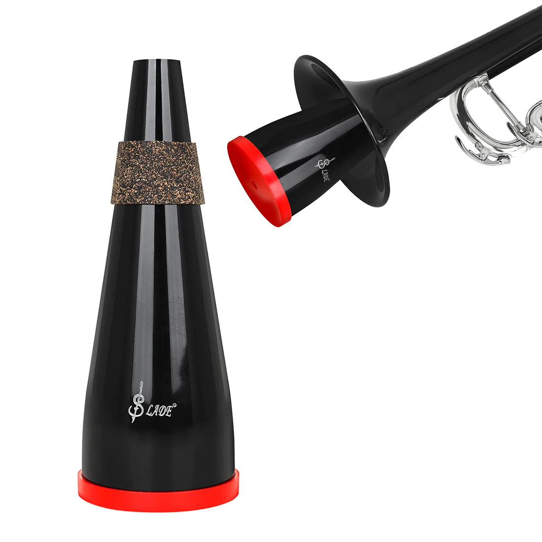SLADE Trumpet Mute ND304 ABS Cone Shaped Trumpet Mute Reducing Practice ...