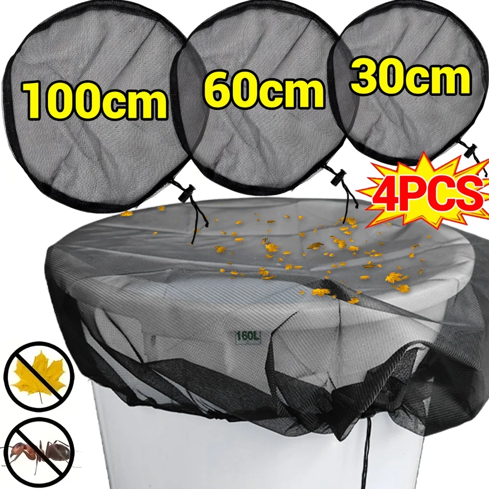 Rain Barrels Screen Outdoors Water Bucket Covers Insect Proof Mesh ...